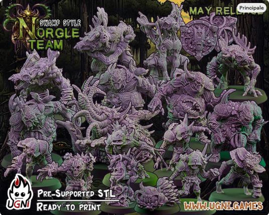 The Swamp Norgle Team / UGNI Miniatures - Etsy UK