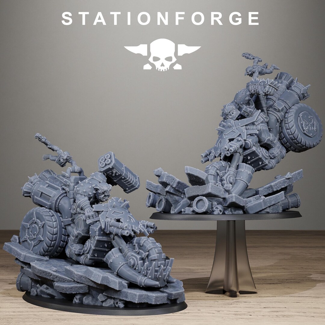 Orkaz Biker Boss / Station Forge - Etsy UK