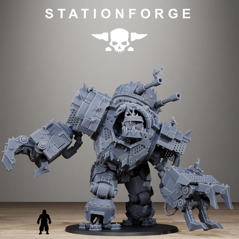 Orkaz Iron Gian / Station Forge - Etsy UK