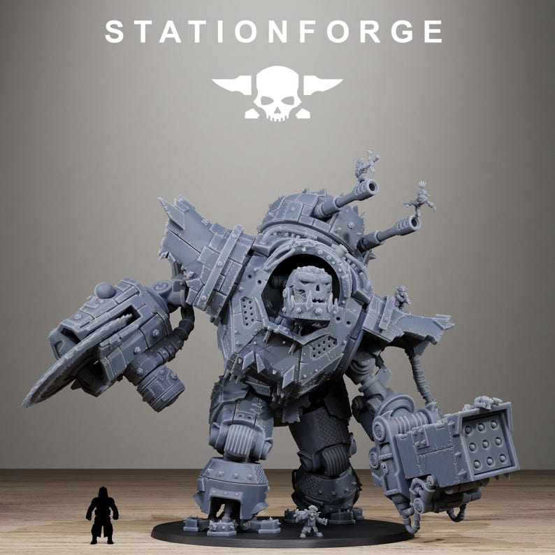 Orkaz Iron Gian / Station Forge - Etsy UK
