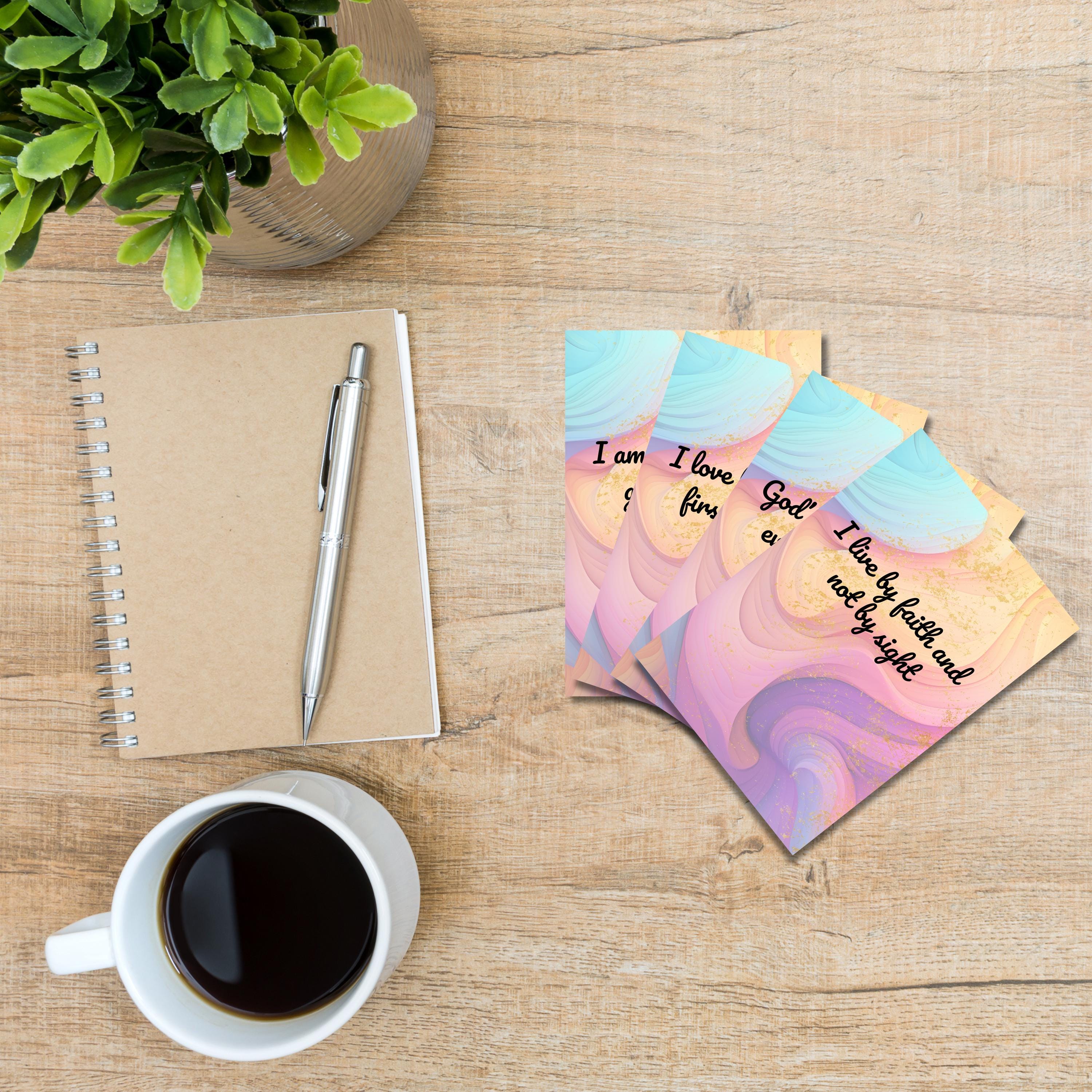 Biblical Affirmation Cards | Printable Scripture Cards | Floral ...