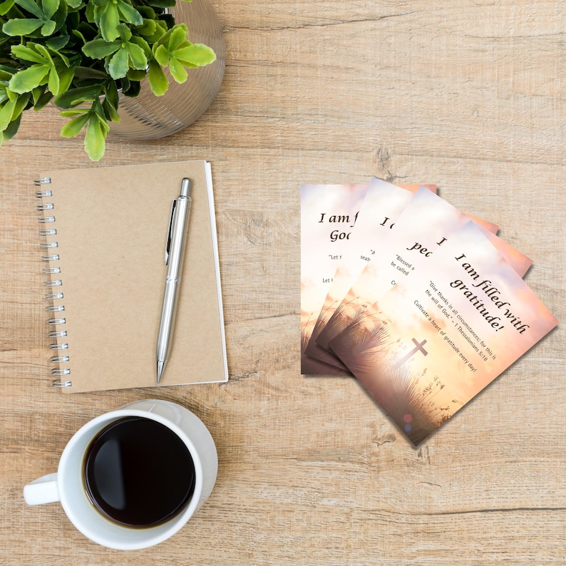 50 Biblical Affirmation Cards Printable | Inspirational Christian ...