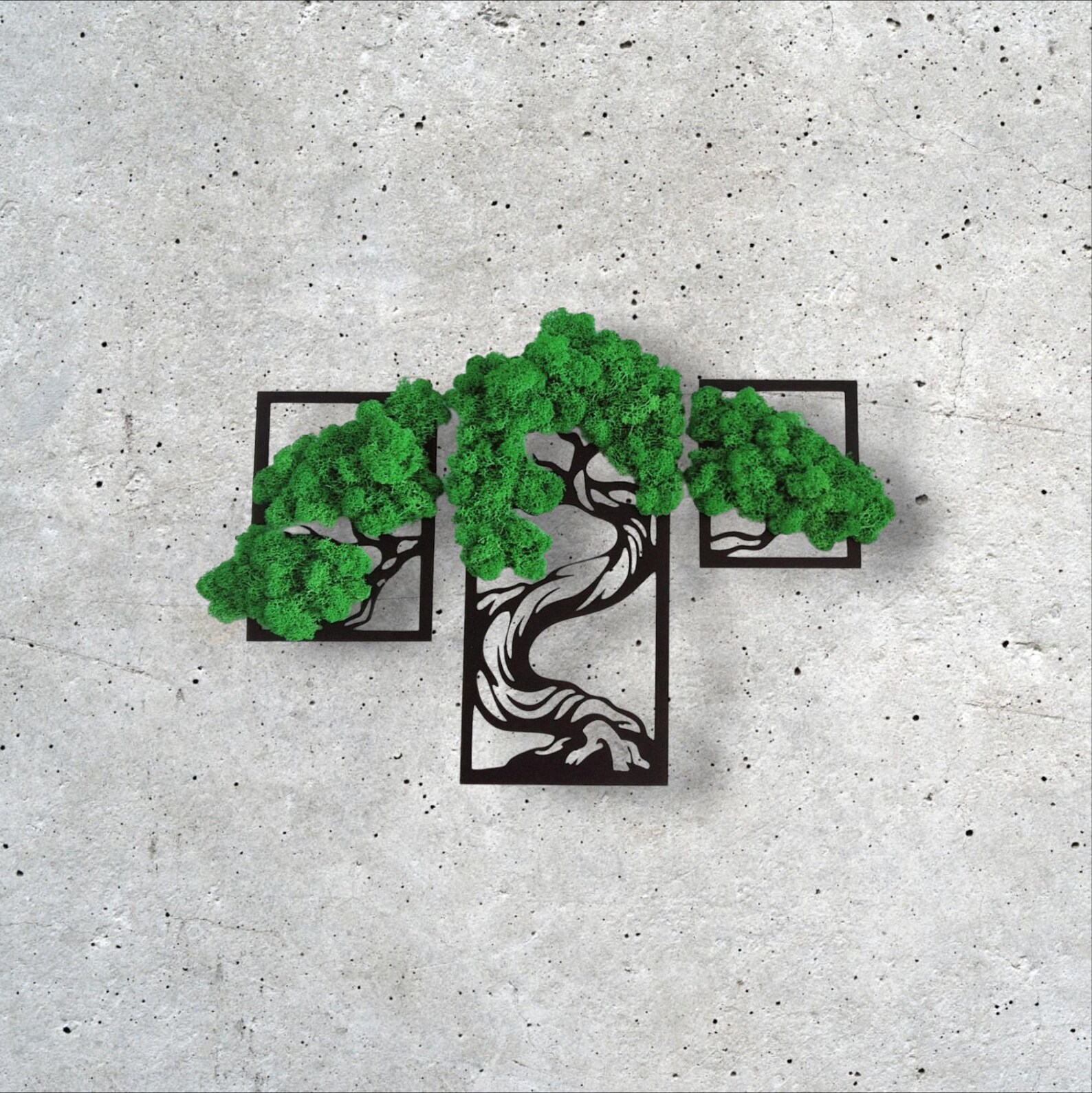 Preserved Moss Tree Wall Art – Handmade Botanical Decor | Natural ...