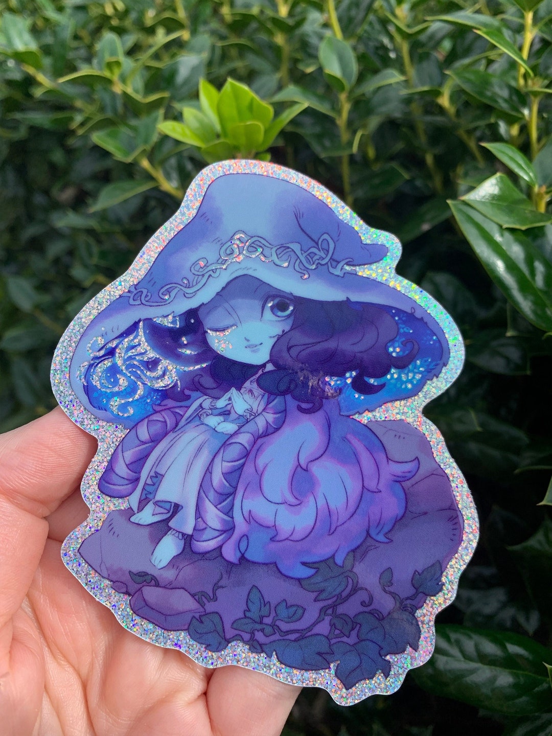 Ranni the Witch - Elden Ring Glitter Holographic Sticker - Etsy