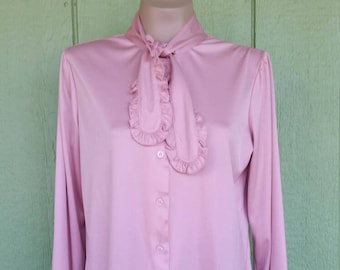 Polyester blouse | Etsy