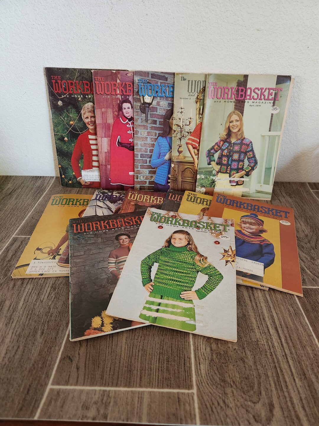 Vintage Lot of 1970's Magazines the Work Basket and Home Arts - Lot of ...