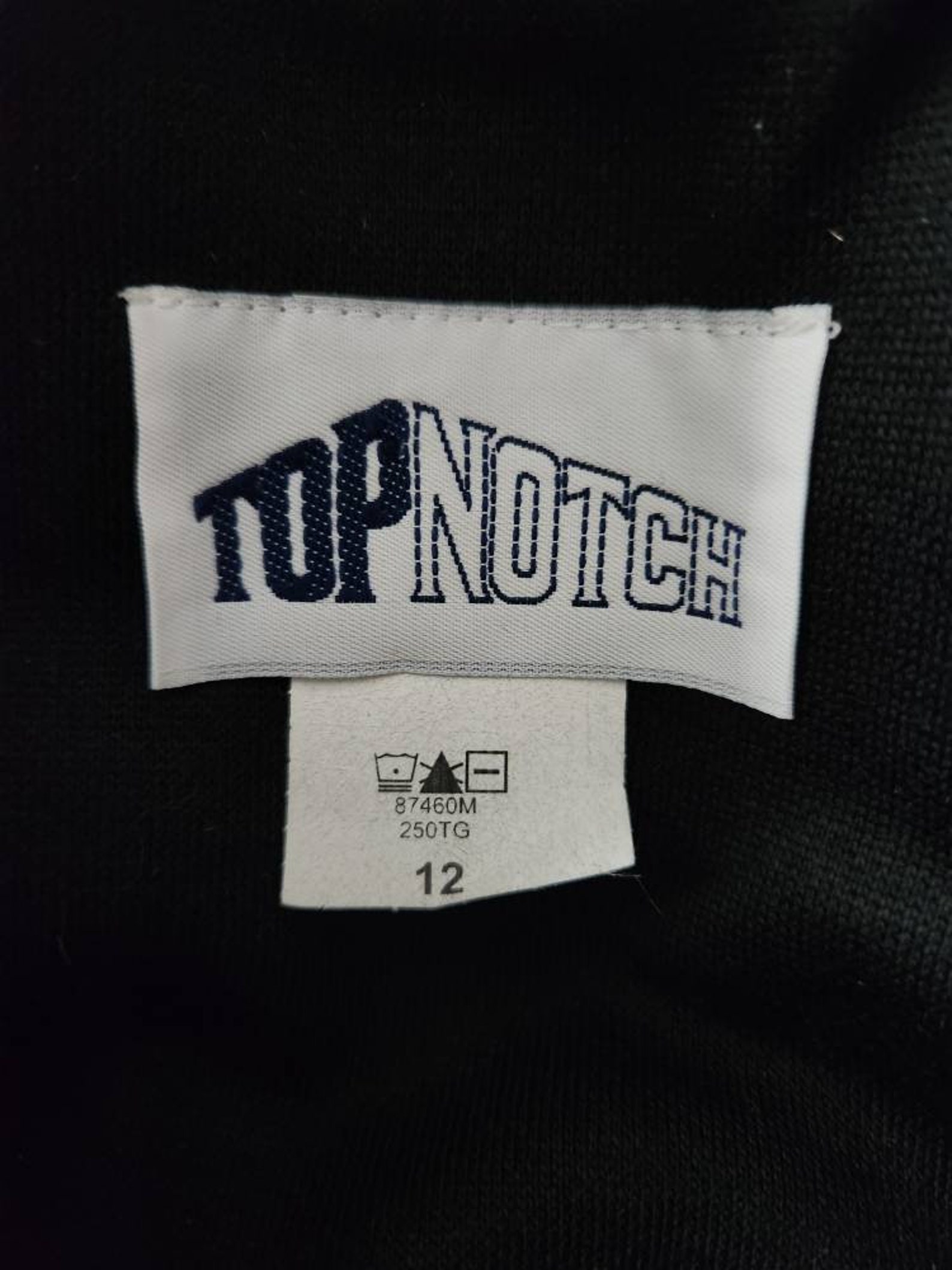 1980's Black Knit Dress With Leopard Trim by Top Notch | Label Size 12 ...