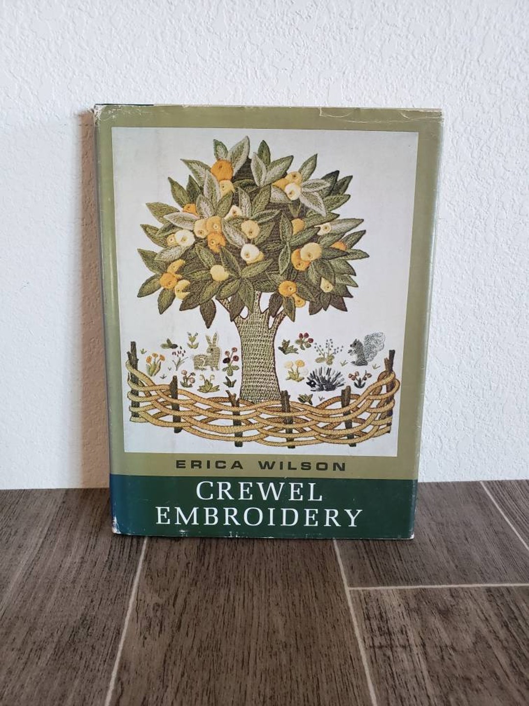 Vintage 1960's Crewel Embroidery Book by Erica Wilson | Hardback Book ...