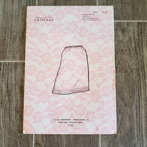 Half Slip Pattern - Etsy