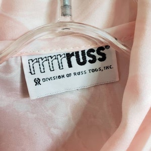 Vintage Pussy Bow Secretary Blouse by Rrrruss | Russ Togs | Pastel ...