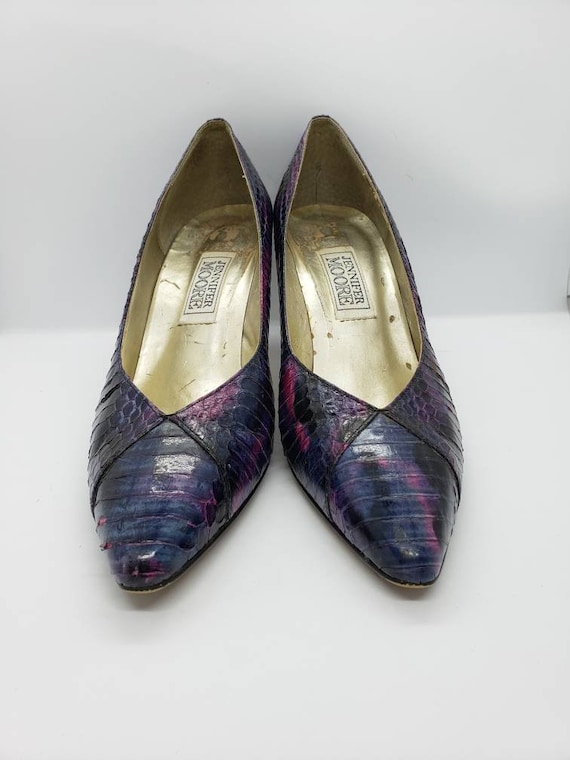 80s vintage leather pumps - Gem