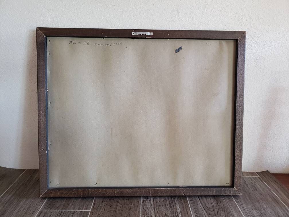 Vintage 1974 Paragon Wagon Wheels Crewel Fiber Art Completed - Creative ...