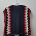 Vintage Crochet Sweater Vest by Yarell Red/white/blue and - Etsy