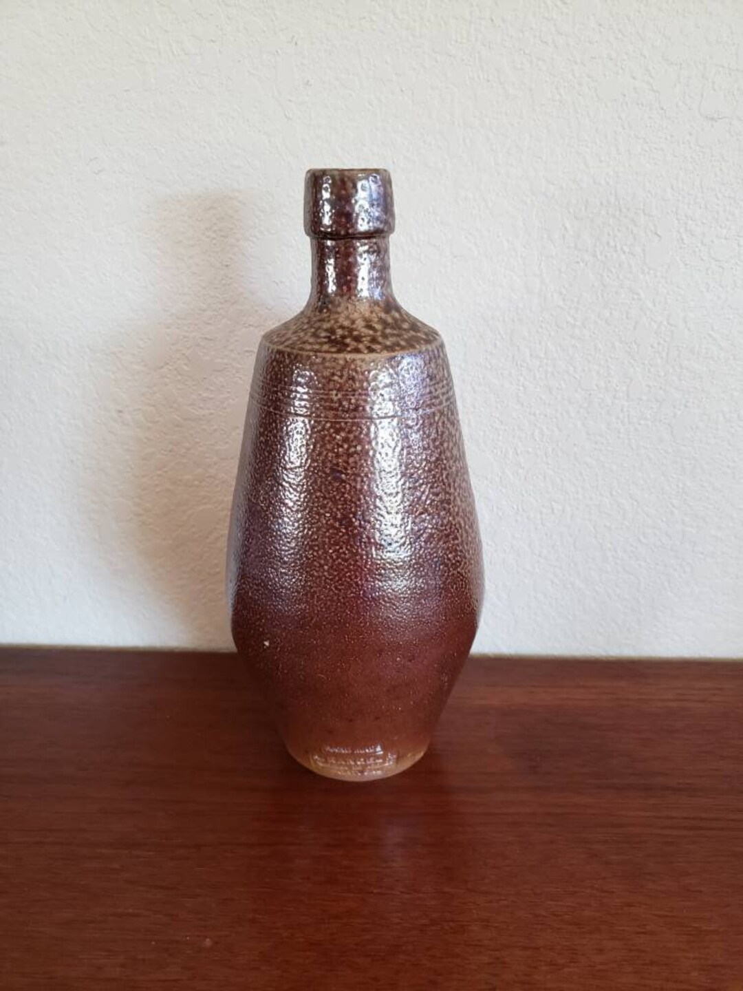 Vintage A. Rangel R Portugal Pottery Vessel |vase | Salt Glaze Vessel ...