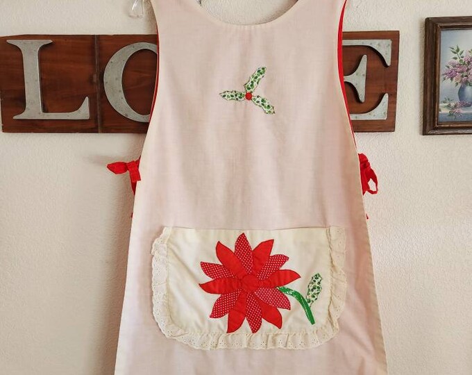 Christmas Plus Size Smock Apron No Tie Holiday Smock - Etsy