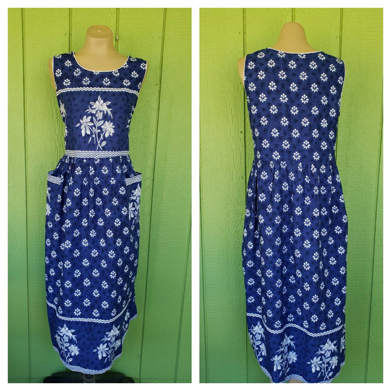 Vintage Country Cottage Style Dress by the Vermont Country - Etsy