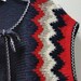 Vintage Crochet Sweater Vest by Yarell Red/white/blue and - Etsy