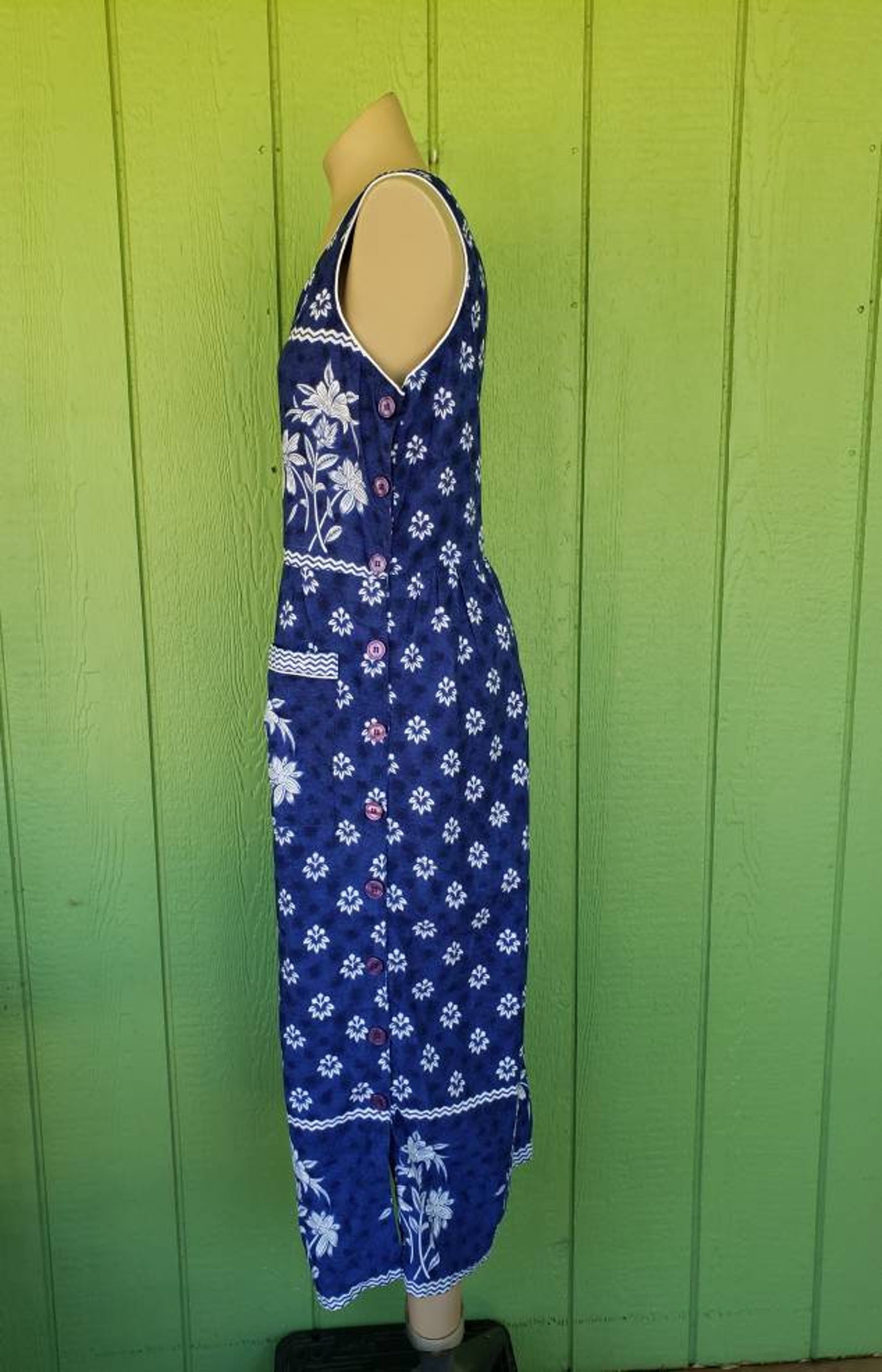 Vintage Country Cottage Style Dress by the Vermont Country - Etsy