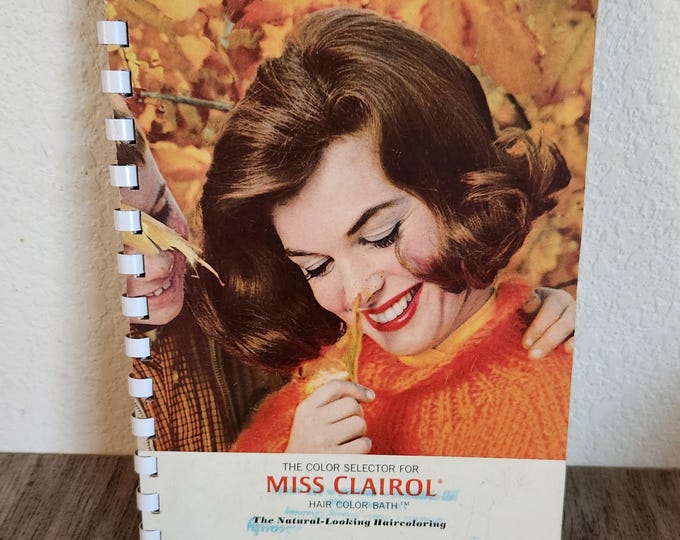 Vintage Miss Clairol Hair Color Bath - the Color Selector - 1962 Spiral ...