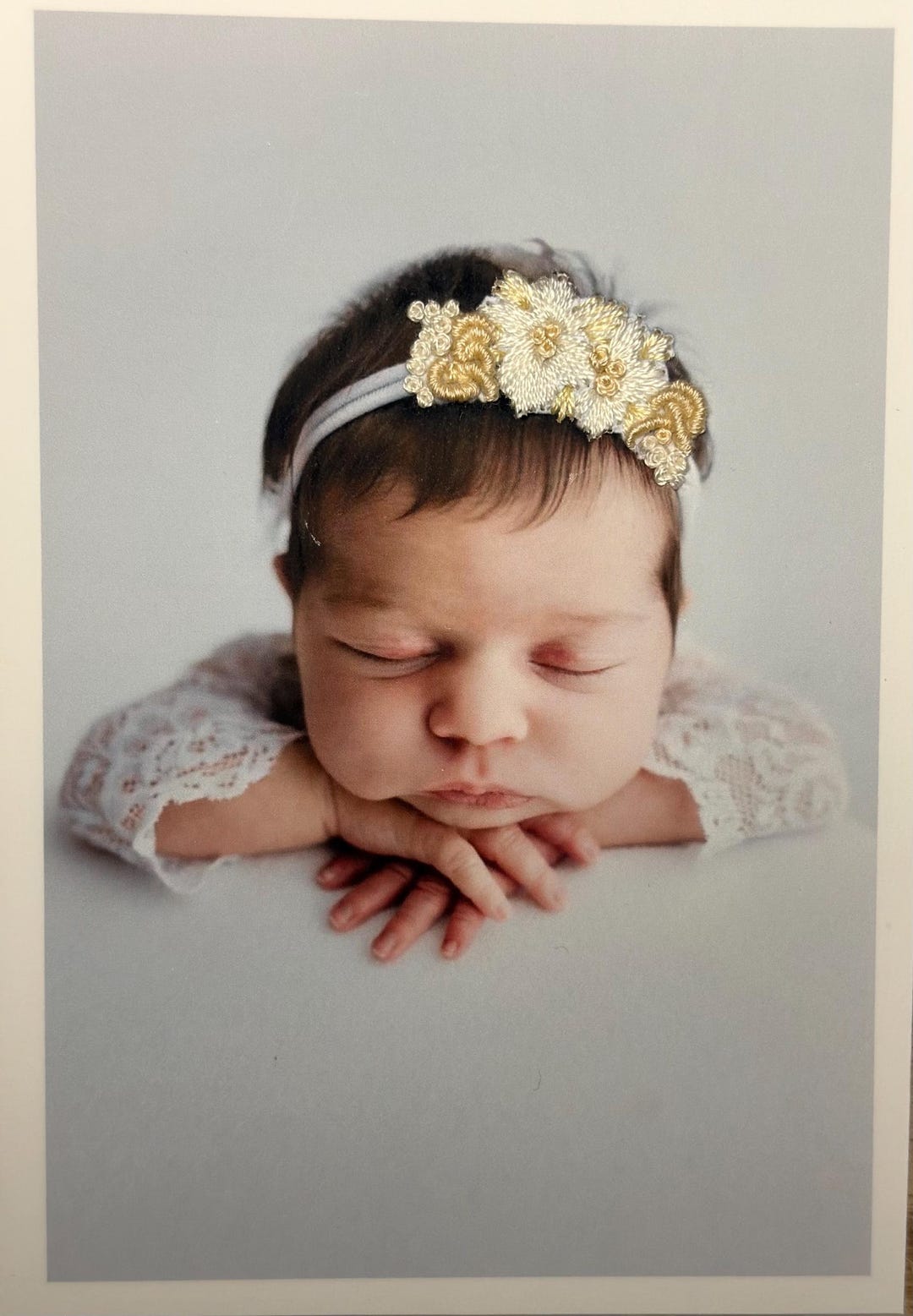 Custom Newborn/child Photo Embroidery - Etsy