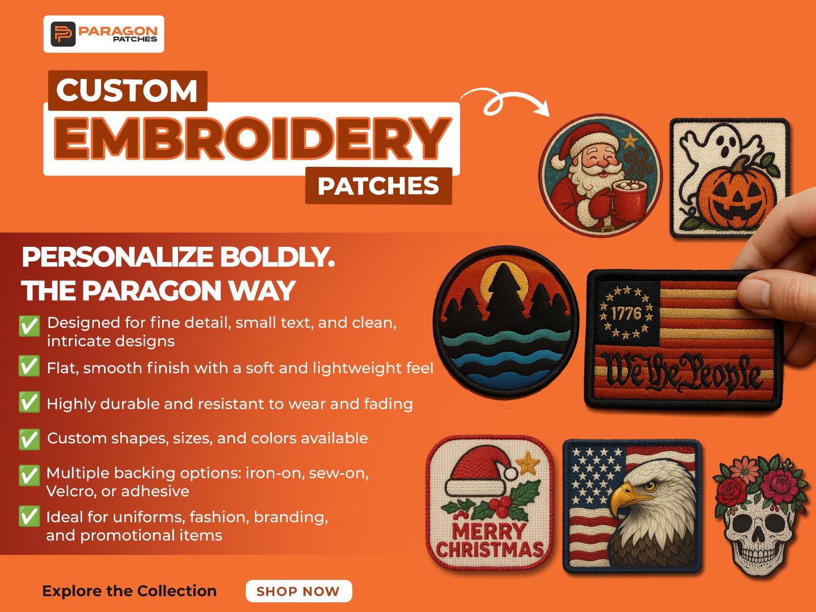 Custom Embroidered Patch, Create Your Own Embroidery Patch ...