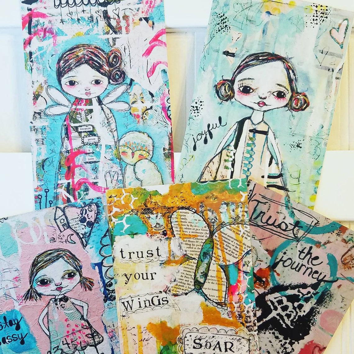 Art Post Card, Swag Card, Happy Mail, Art Print, Art Journal, Planner ...