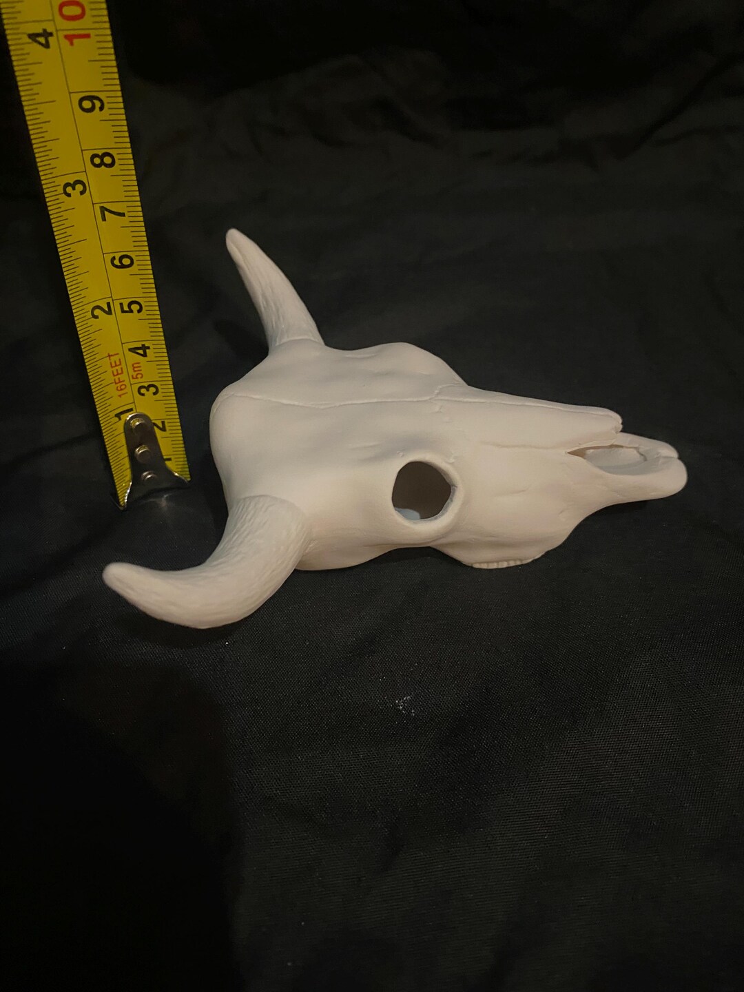 Mini Ceramic Cow Skull Ready to Paint - Etsy