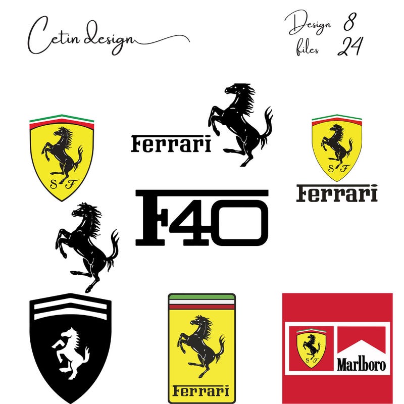 Ferrari Logo - Etsy