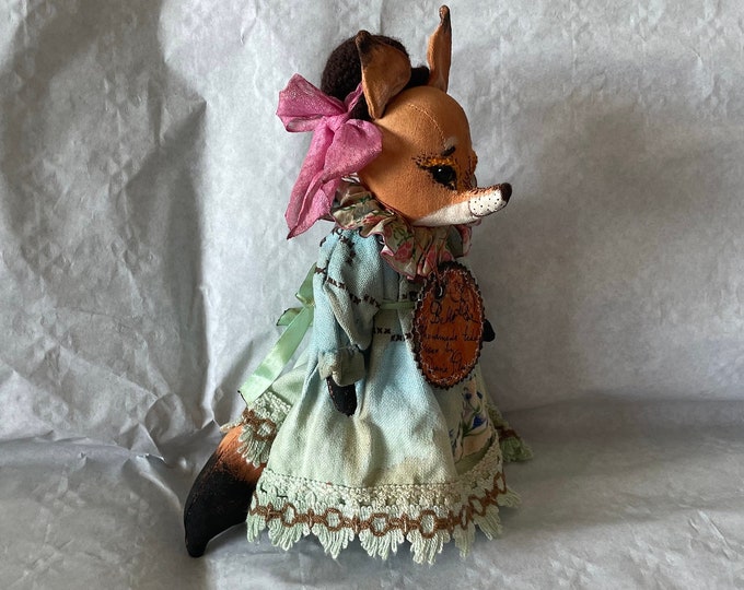 Belle - Hand Made Artistic Foxes Doll, Gift for Wedding, Birthday Gift ...