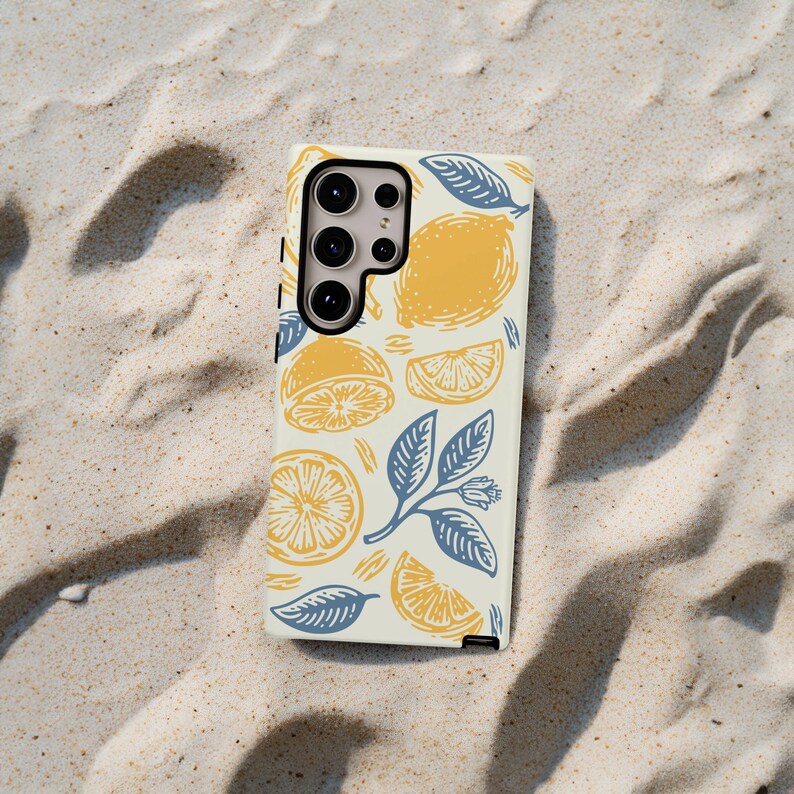 Yellow Phone Case for iPhone Accessory Lemon Phone Cover iPhone 16 Case ...