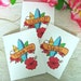 Mahalo Note Cards, Hawaiian Surf Board and Hibiscus, Choose Thank You ...