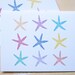 Starfish Note Cards, Starfish Thank You, Sea Star, Beach Stationery ...