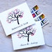 Family Tree Note Cards, Made to Order, Doves in a Tree, Personalized ...