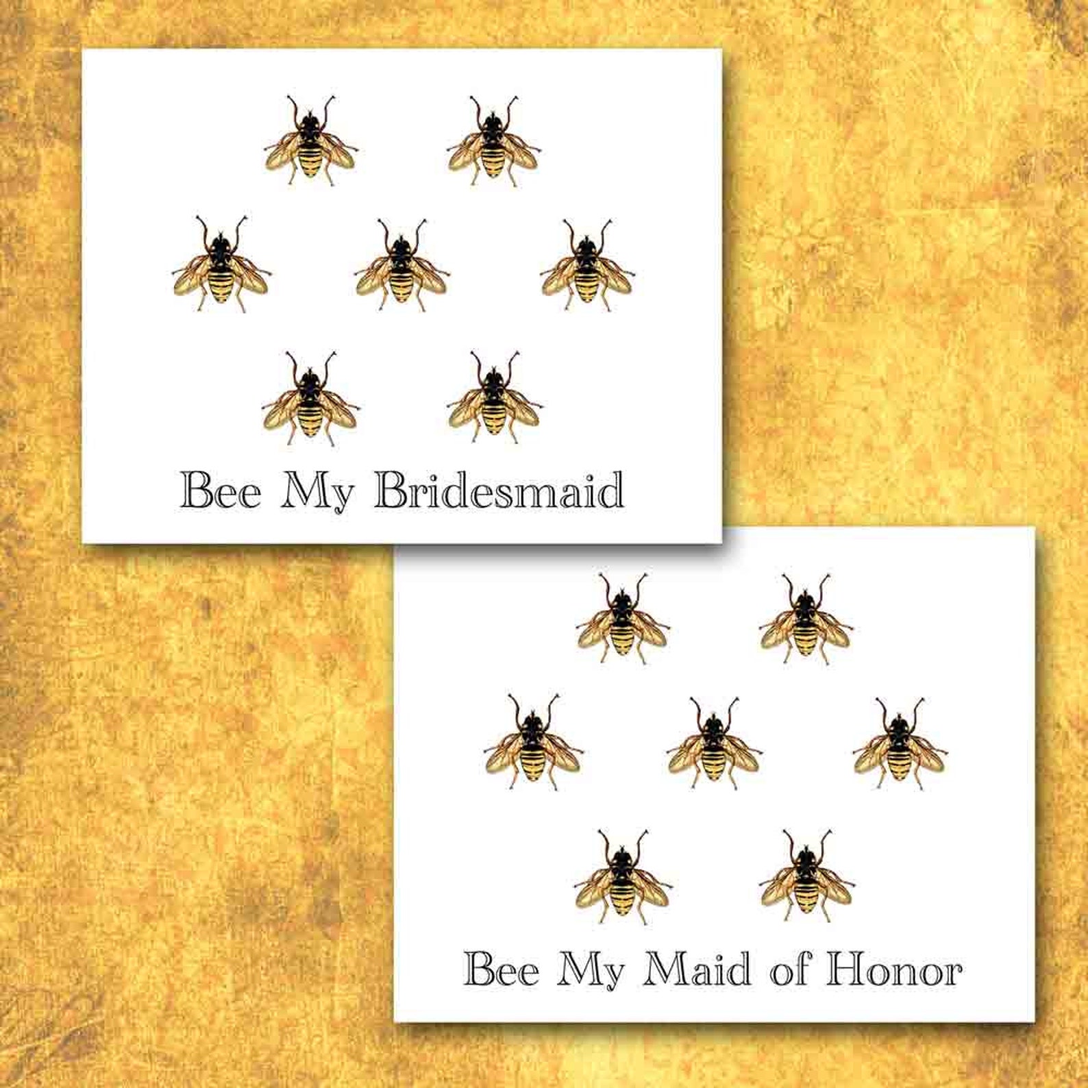 Bee Notes Cards Custom Personalized Cards Honey Bees Made | Etsy