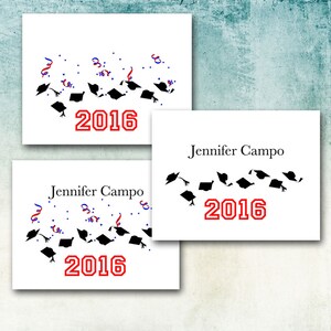 Graduation Invitation School Colors DIY Party Printable - Etsy