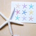 Starfish Note Cards, Starfish Thank You, Sea Star, Beach Stationery ...