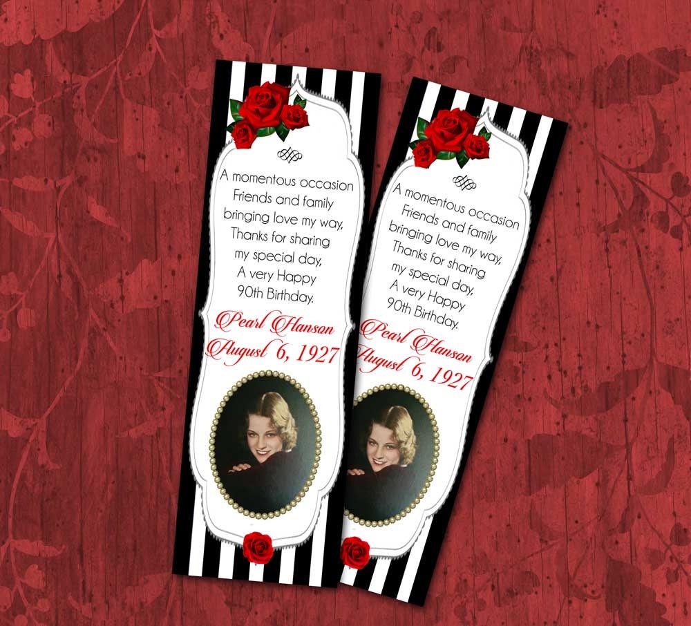 Memorial Bookmark I Design You Print Custom Made With Photo - Etsy