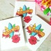 Mahalo Note Cards, Hawaiian Surf Board and Hibiscus, Choose Thank You ...