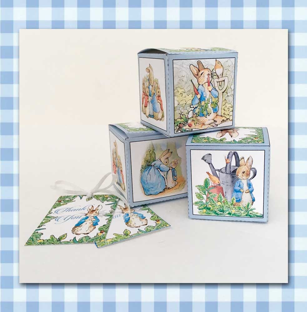 Vintage Peter Rabbit Party Favor Container With Tag Baby - Etsy