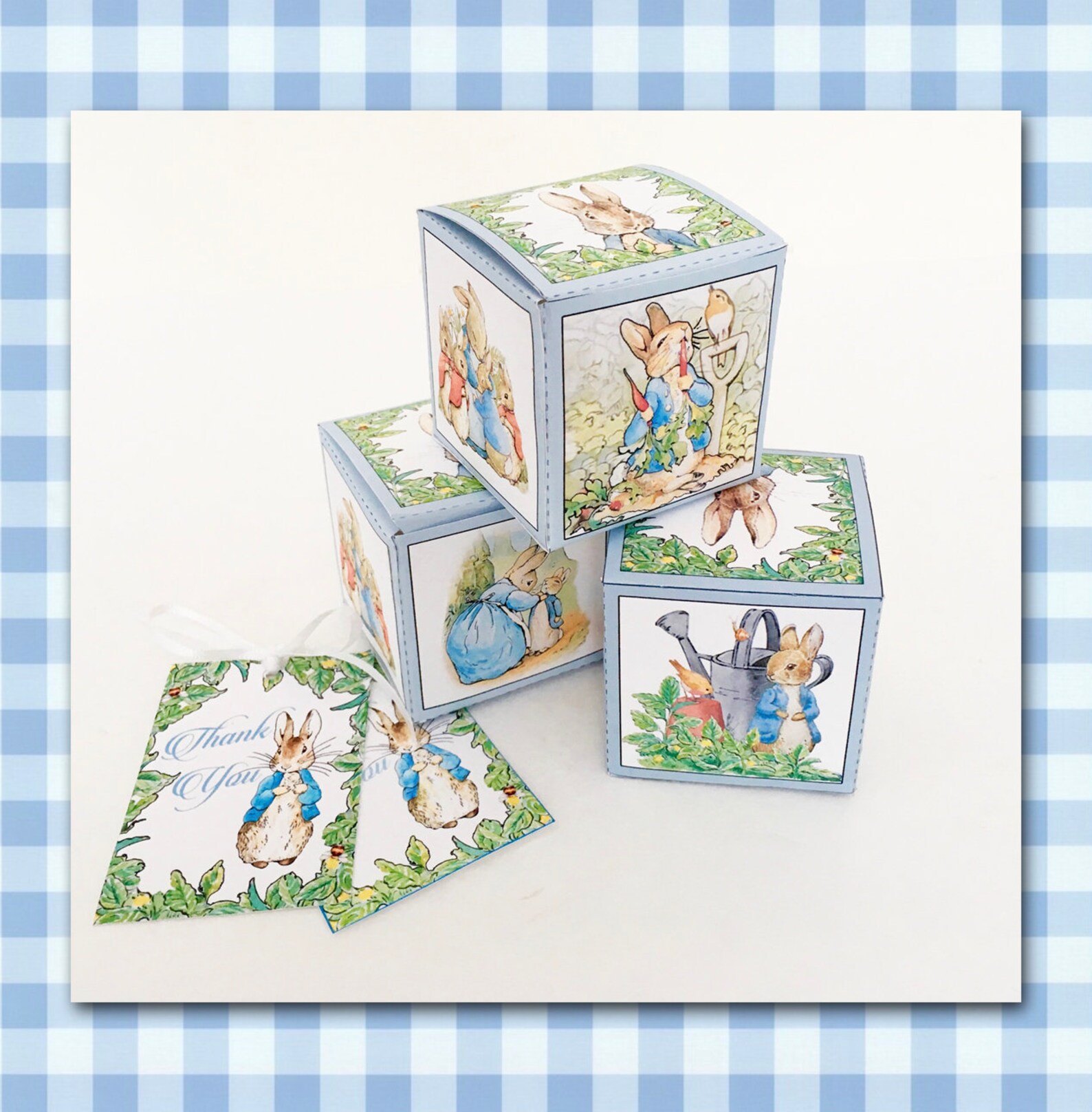 Vintage Peter Rabbit Party Favor Container With Tag Baby - Etsy