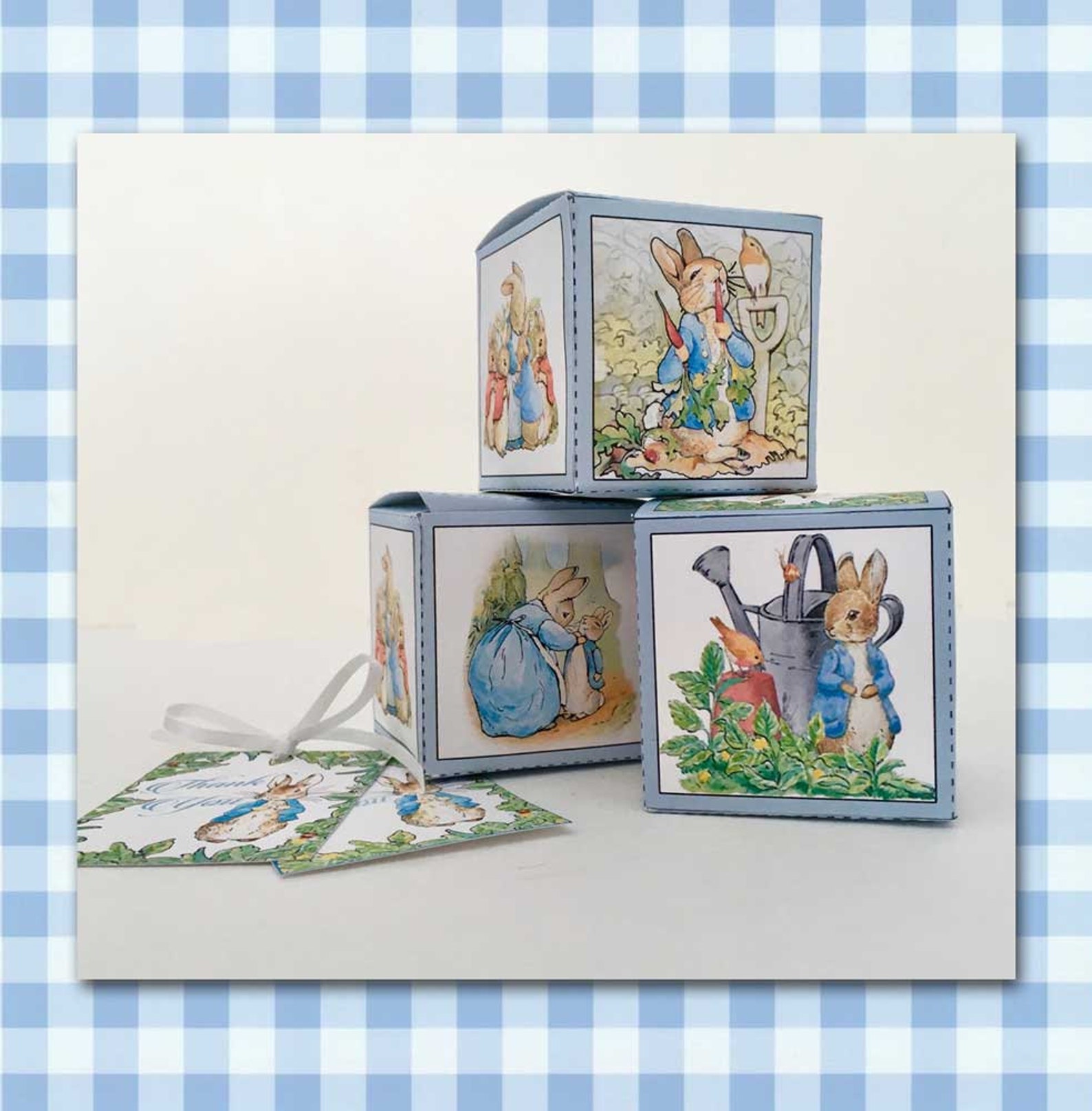 Vintage Peter Rabbit Party Favor Container With Tag Baby - Etsy