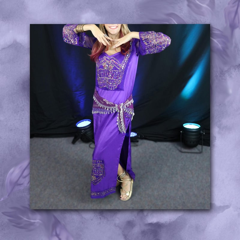 Belly Dance Chiffon Dress - Etsy