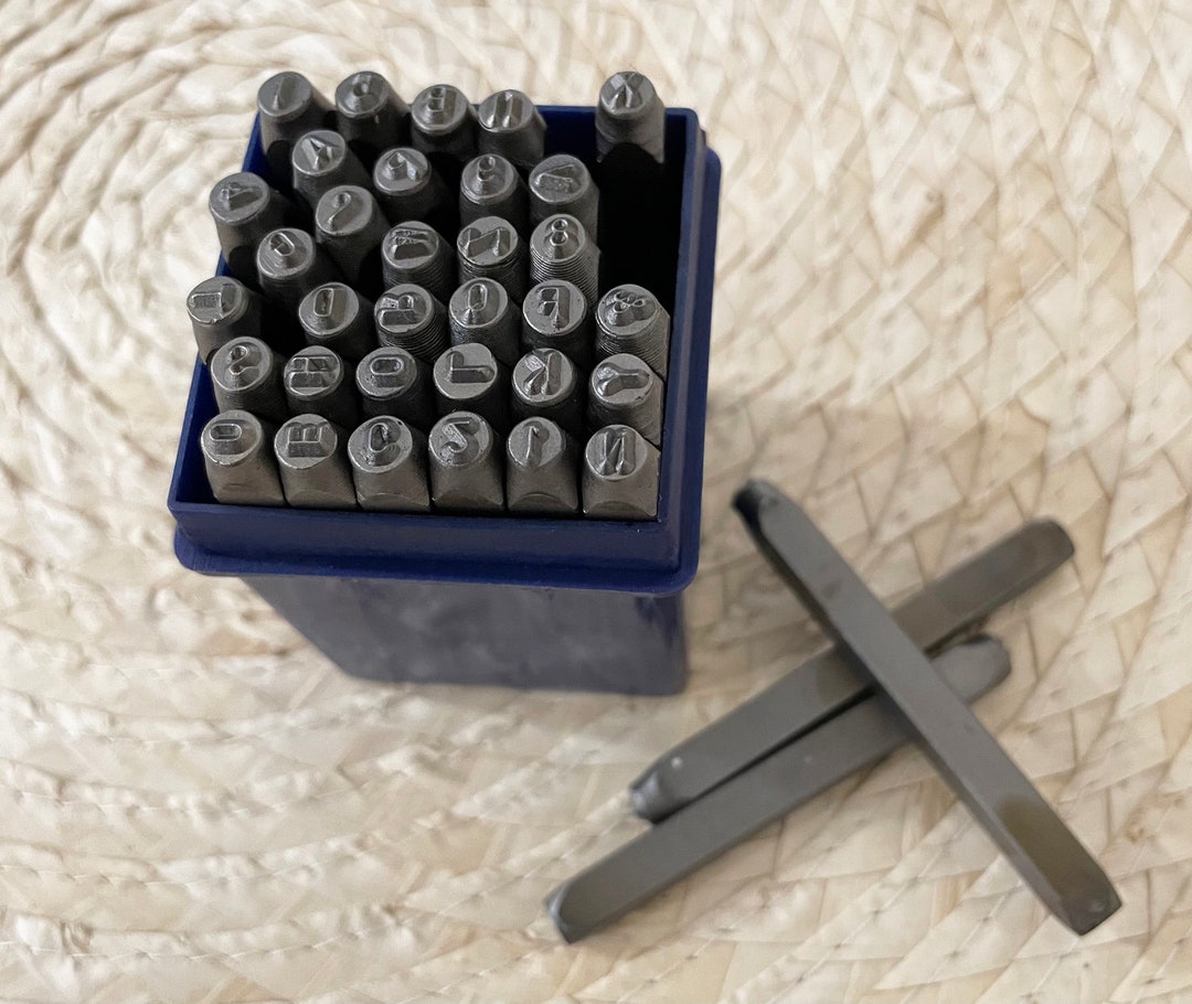 Alphabet Punch Set, 36 Pieces, Alphabet and Numbers, 1/8", Jewelry ...