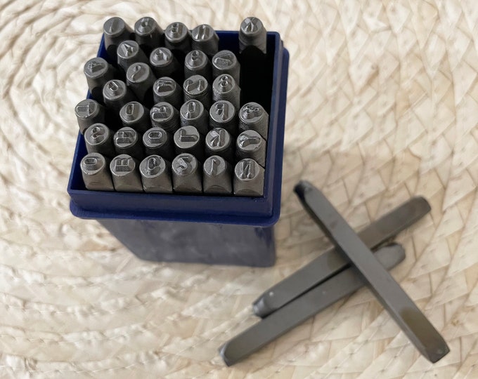 Alphabet Punch Set, 36 Pieces, Alphabet and Numbers, 1/8", Jewelry ...