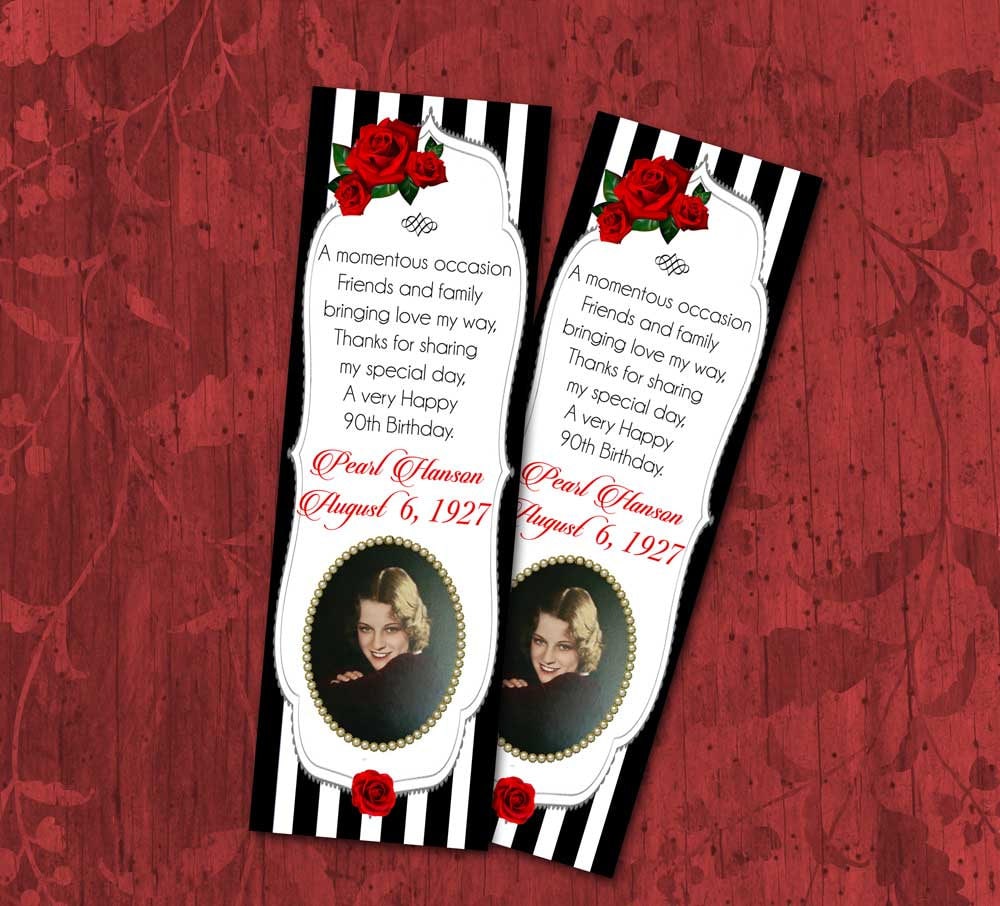 Photo Bookmark Favor, I Design You Print, Party Favor, Milestone ...