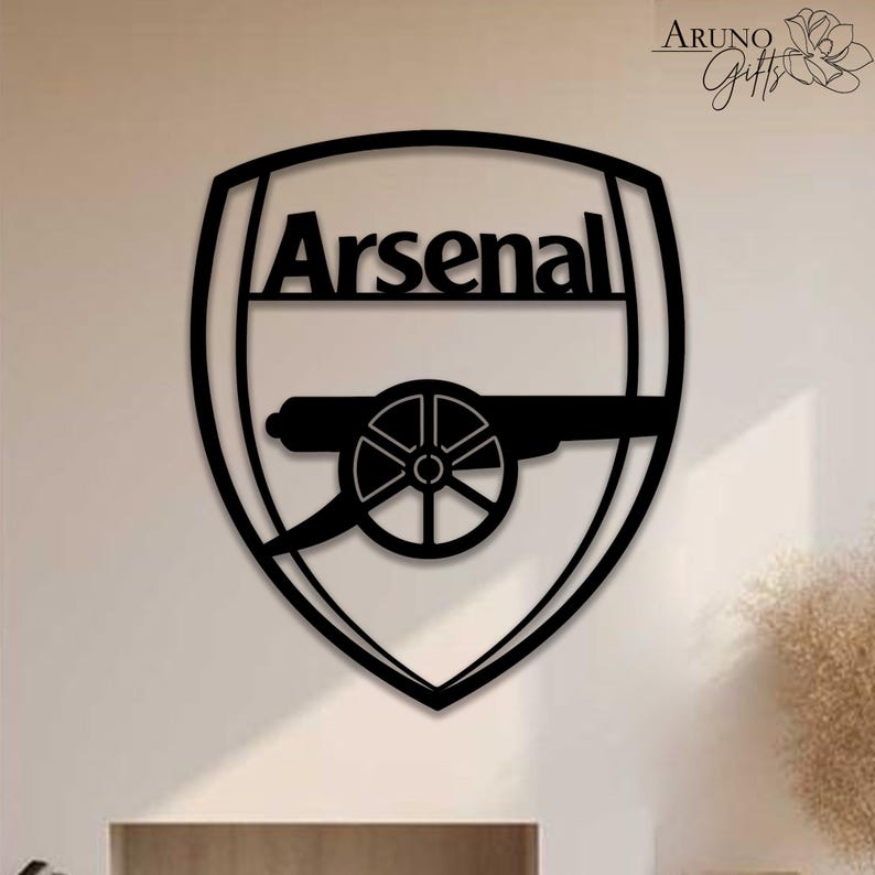 Arsenal FC Metal Sign,laser Cut Metal Wall Art,football Fan Gift,team ...