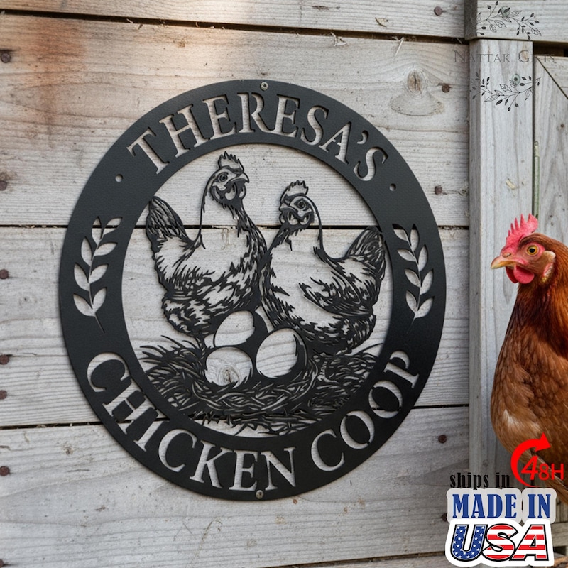 Hanging Chicken Signs - Etsy
