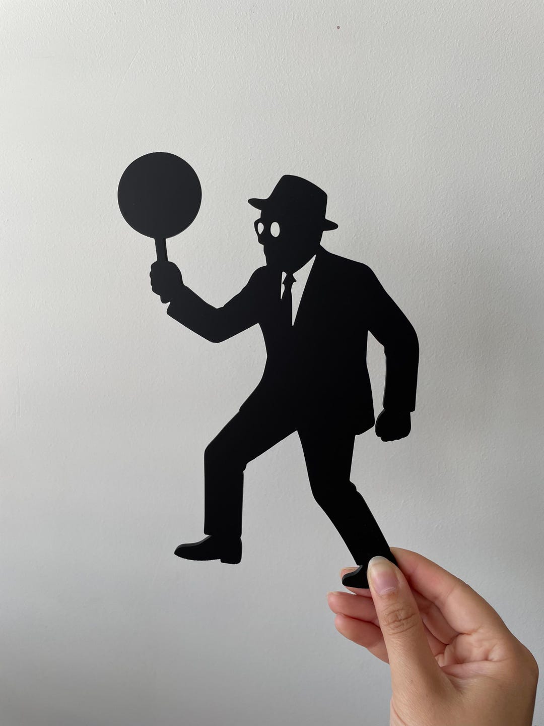 Eddie Gas Man Silhouette Wall Art: 90s British Comedy Decor - Bottom ...