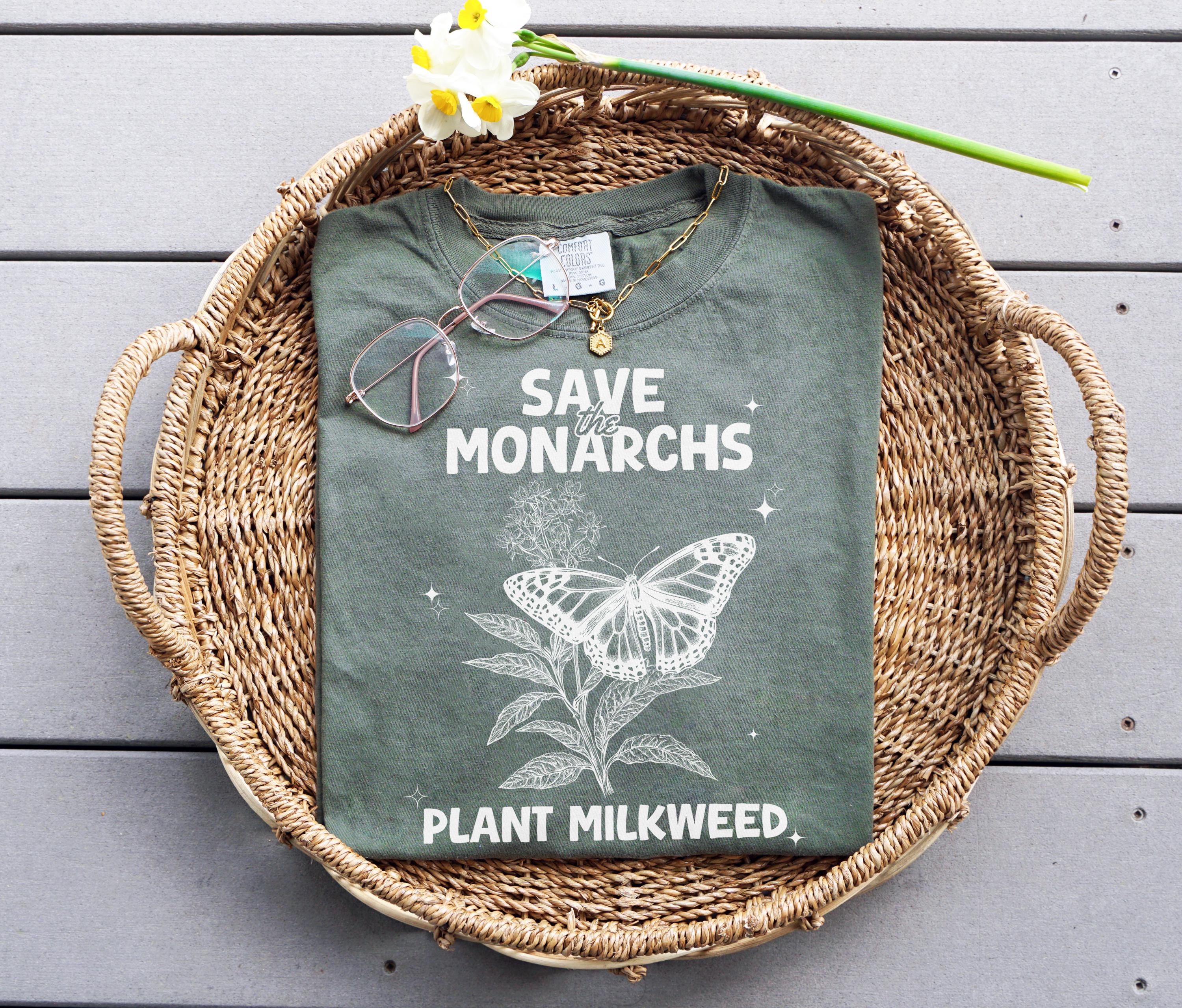 Monarch Butterfly T-shirt, Retro Butterfly T-shirt, Save the Monarch ...