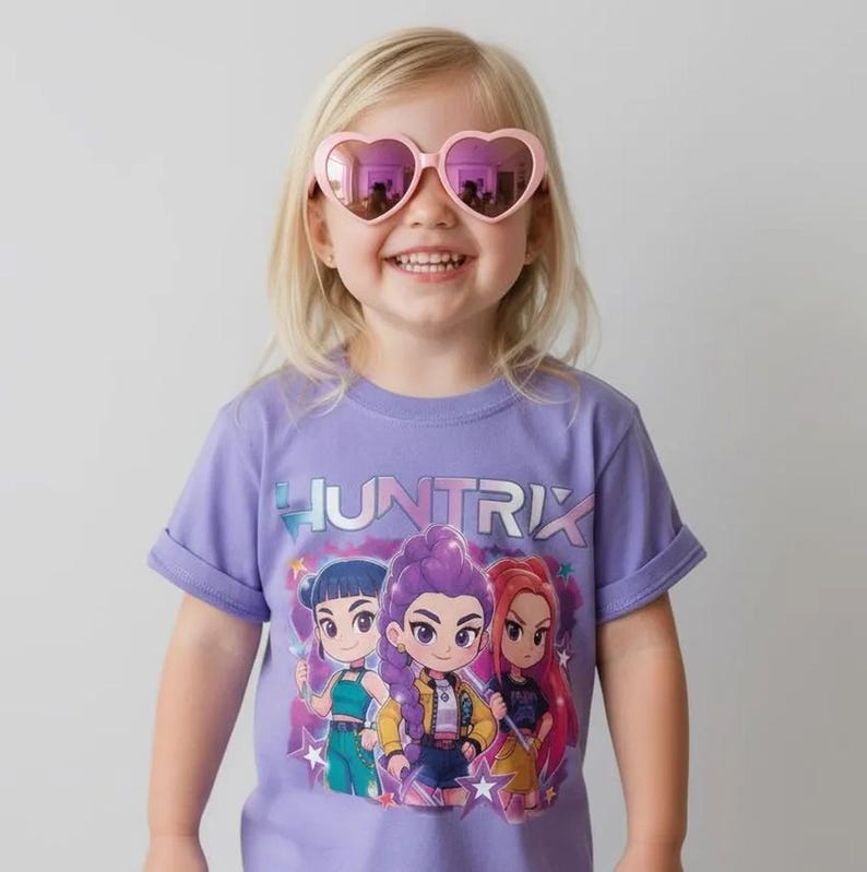 Huntrix Kid Shirt – Kpop Demon Hunters Shirt – Mira Rumi Joey Shirt ...
